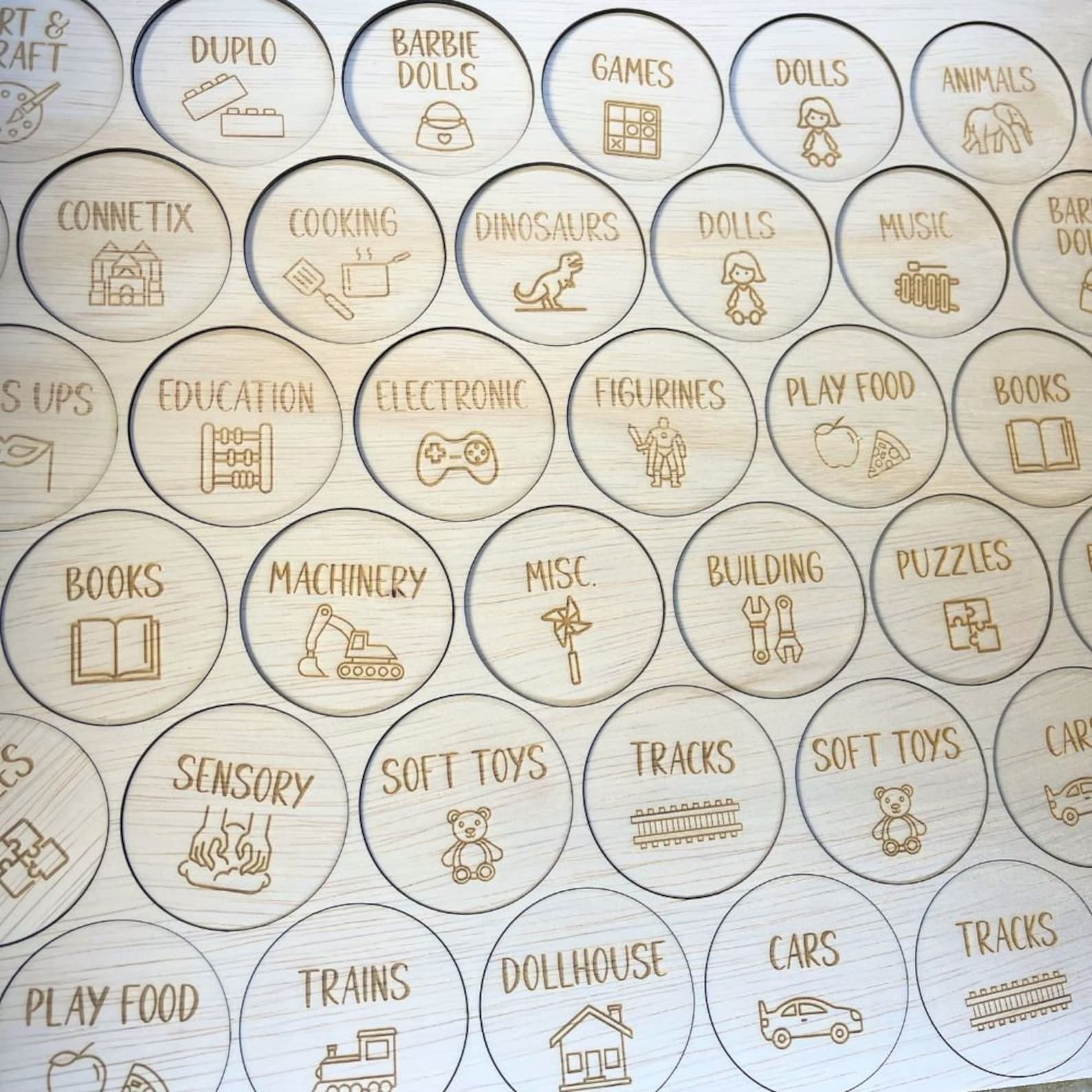 Toy Storage Tags Trofast Tub Labels Organisation Kids Toys Storage ...