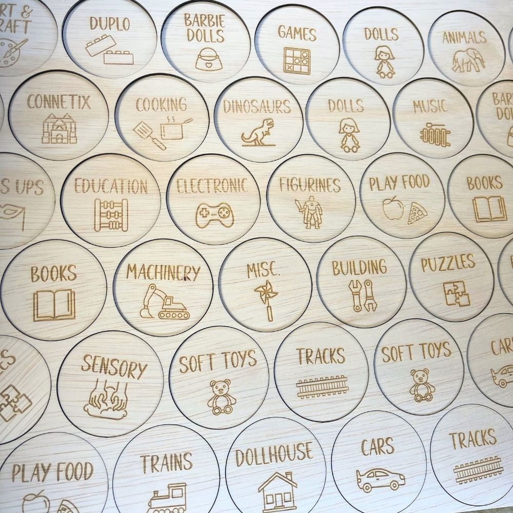 Toy Storage Tags Trofast Tub Labels Organisation Kids Toys Storage ...