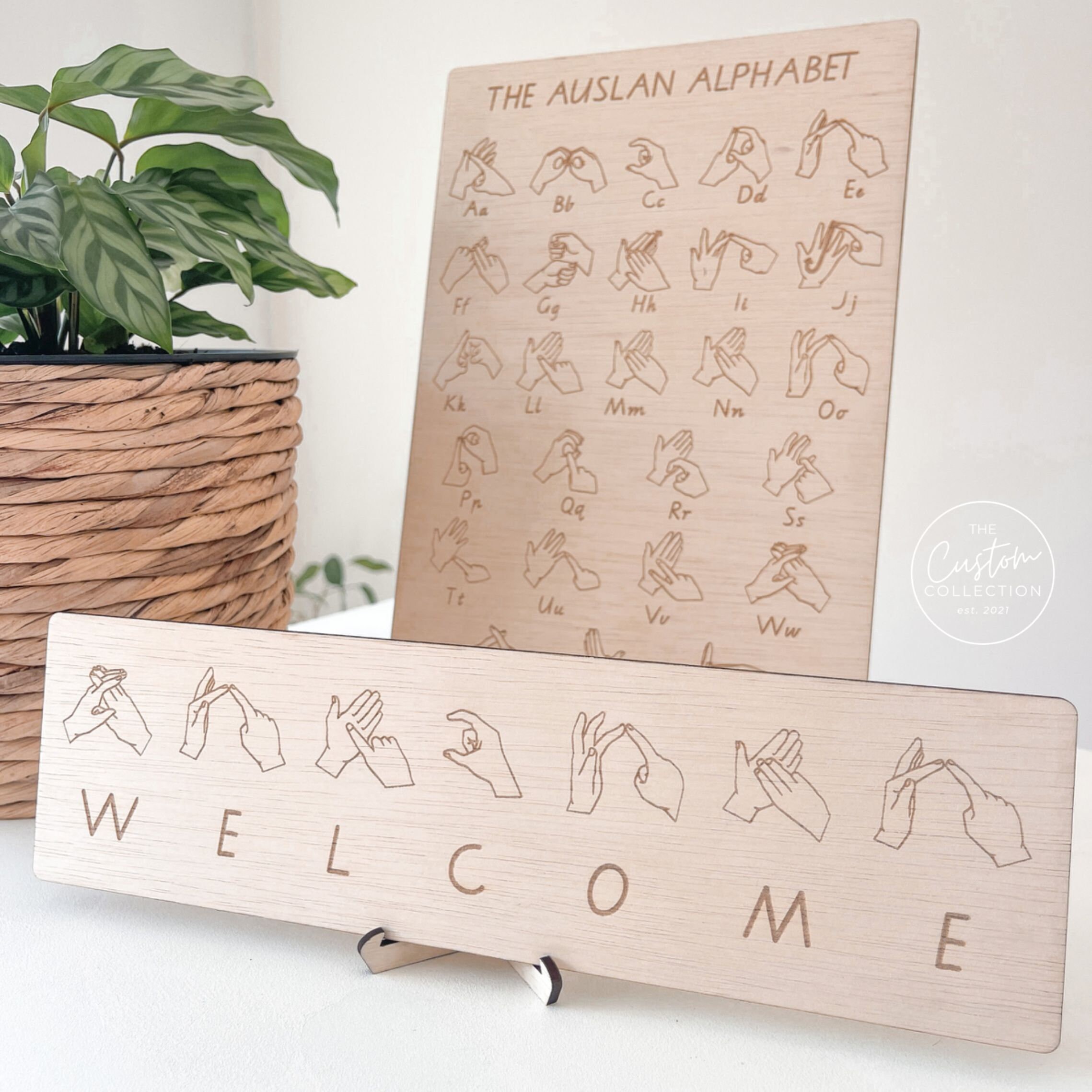 AUSLAN Alphabet and Welcome Signs, Australian Sign Language Deaf ...