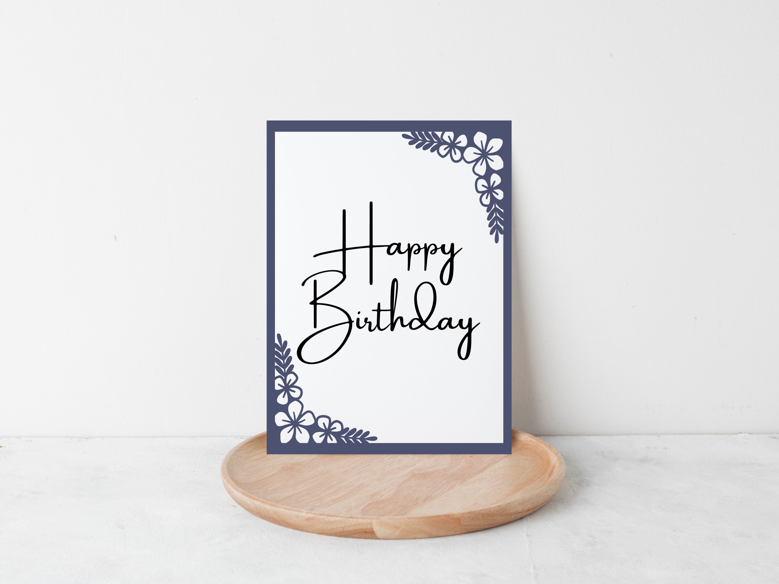 Wildflower Rectangle Frame Flower Frames Floral Wreath - Etsy