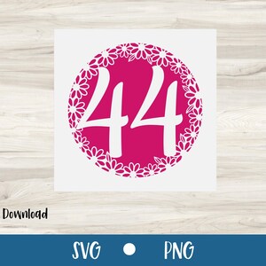 44th Birthday Card SVG | Birthday Celebrations | Anniversary | Cricut ...