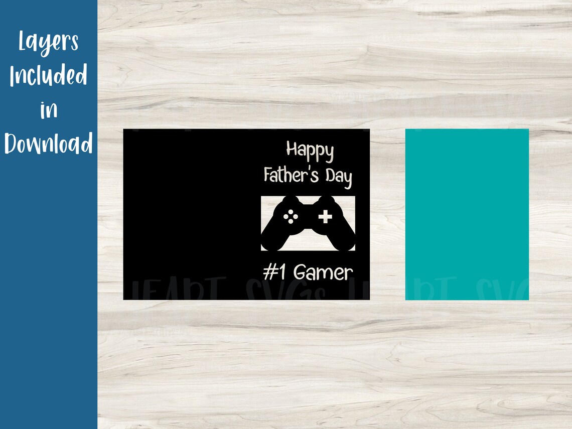 Father's Day Card 1 Gamer SVG Files for Cricut - Etsy Australia