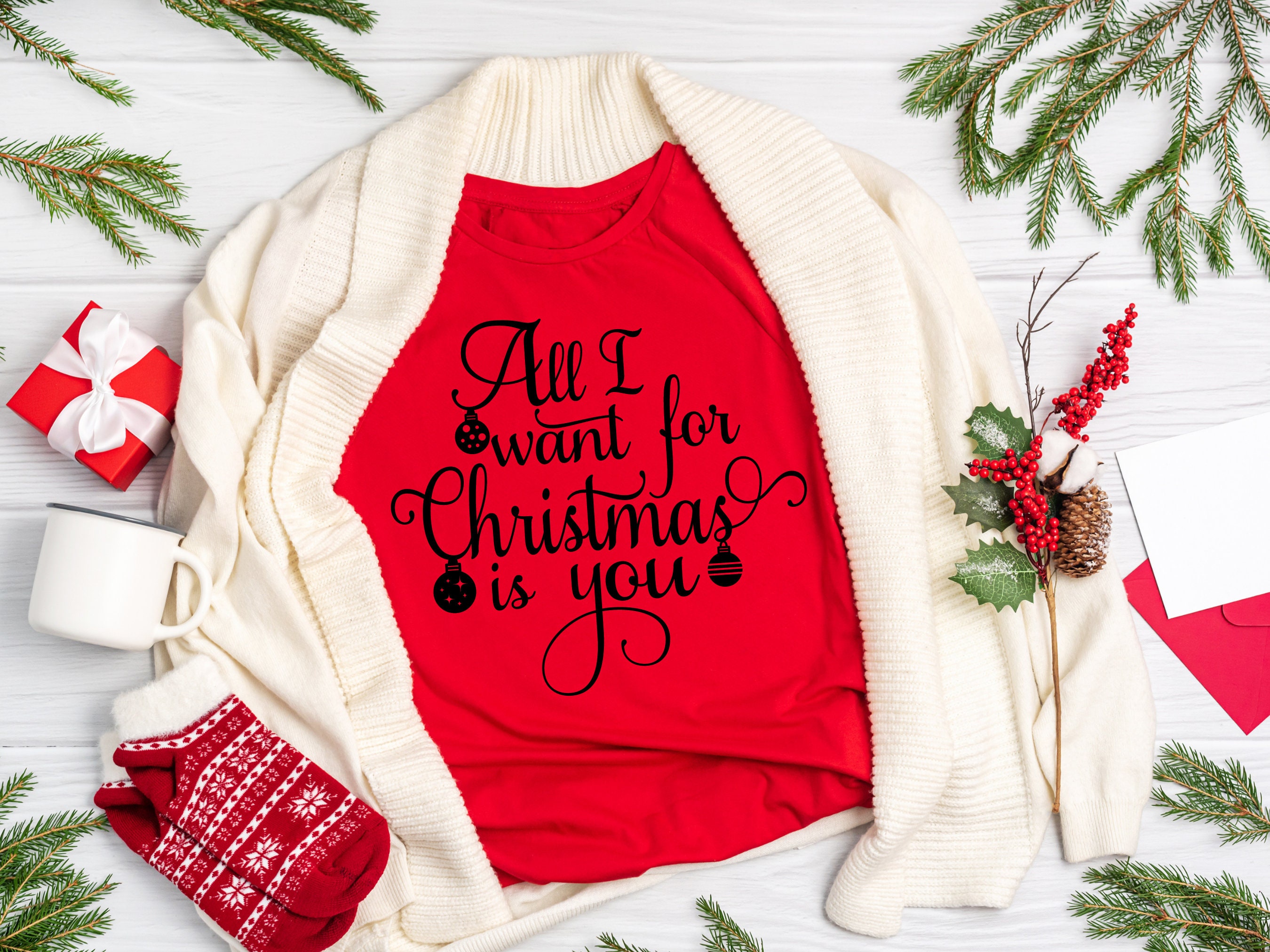 Christmas Carol SVG All I Want for Christmas is You SVG - Etsy Australia
