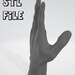 Realistic Hand Digital STL File Download - Etsy