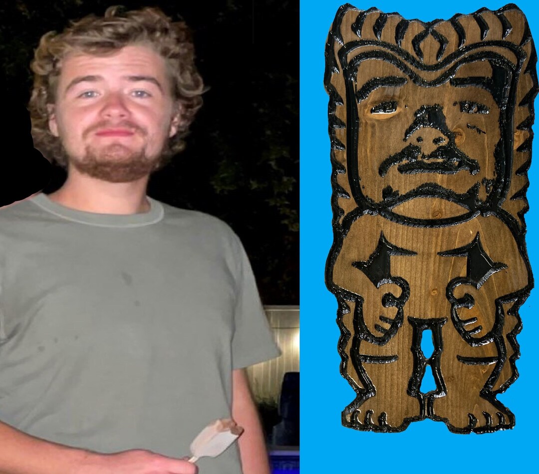 Custom Carved Tiki Made From Your Selfie!! - Etsy