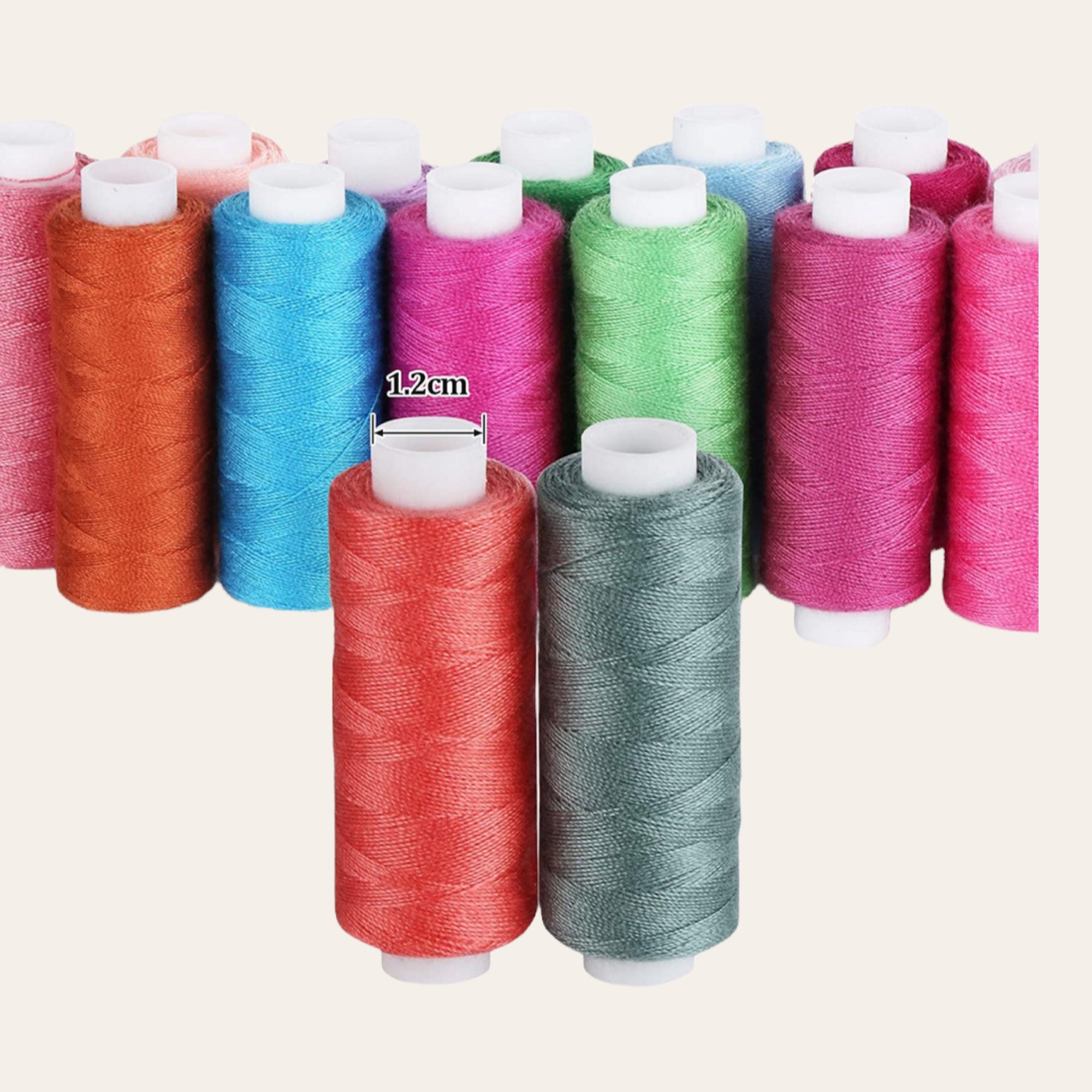 100 Color Sewing Thread Set, 250 Yards Each Spool, All Purpose ...