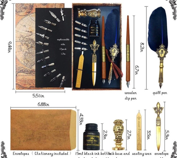 Calligraphy Pen Set Calligraphy Dip Pen Kit With 17 Nibs - Etsy