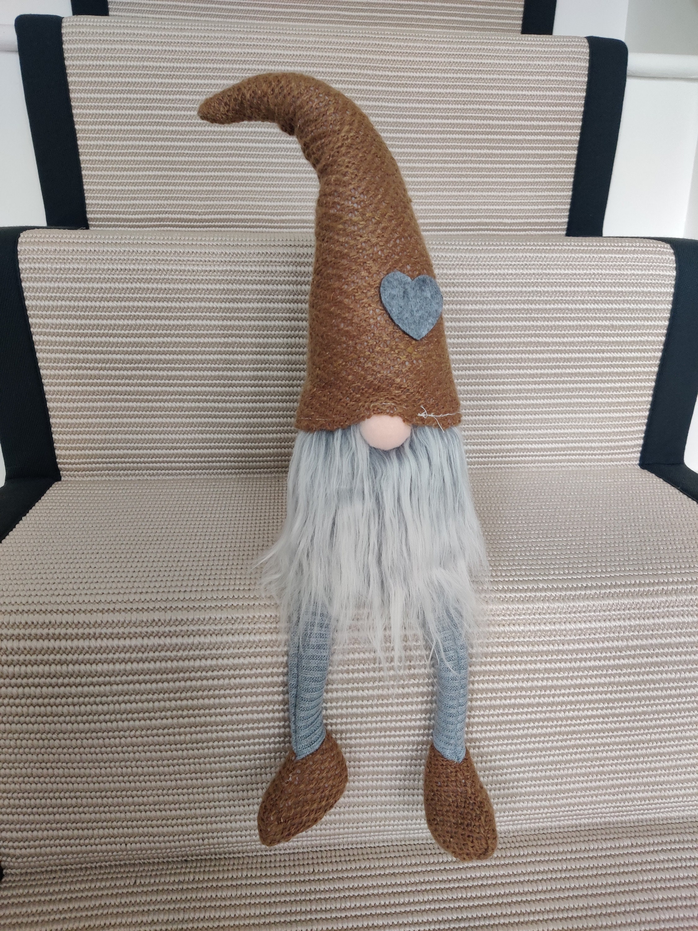 Sitting Gonks Natural Coloured Large Gonks Knitted Gonks - Etsy