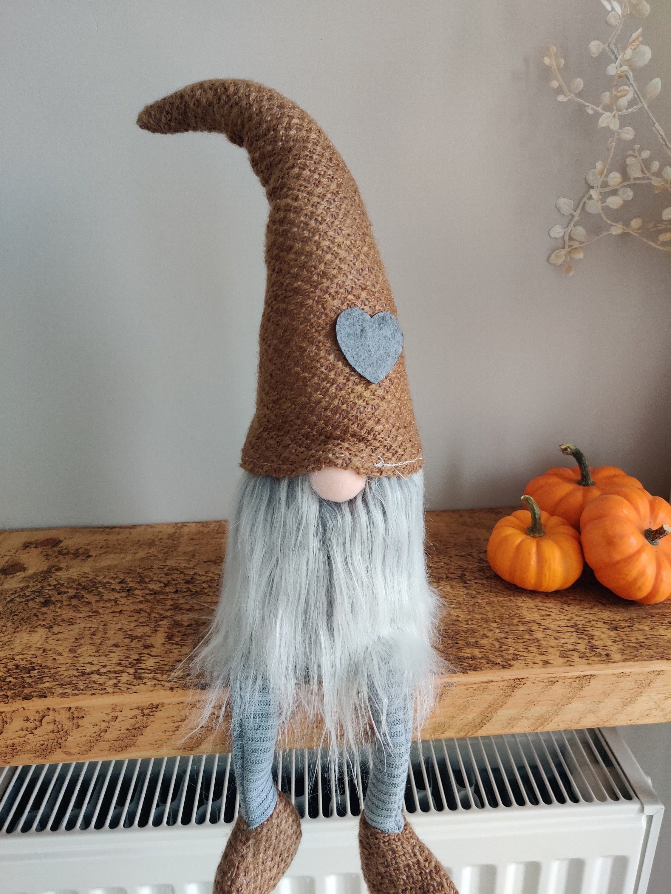 Sitting Gonks Natural Coloured Large Gonks Knitted Gonks - Etsy