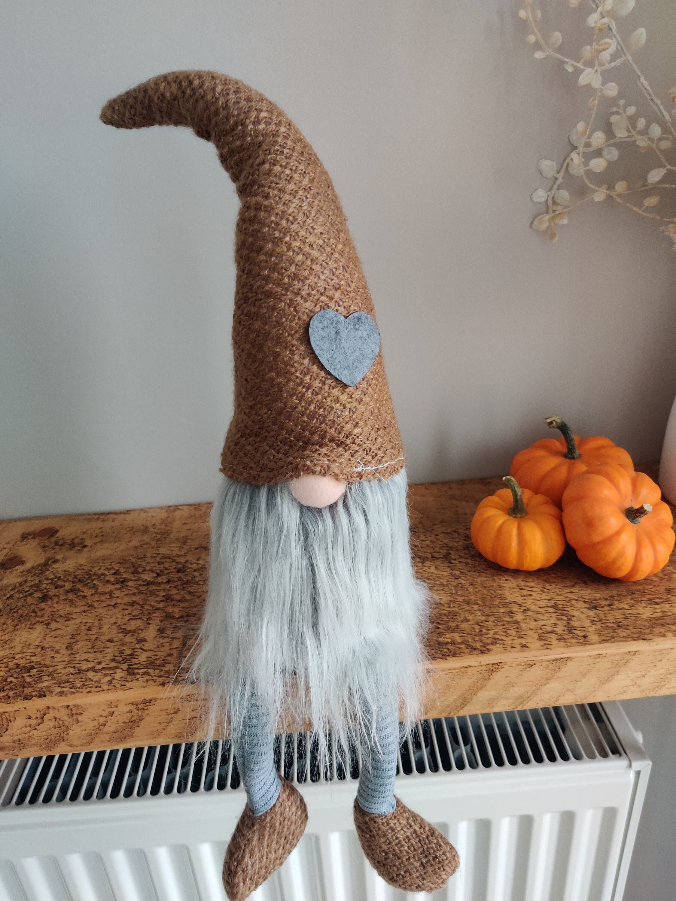 Sitting Gonks Natural Coloured Large Gonks Knitted Gonks - Etsy