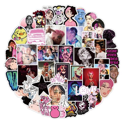 Lil Peep Vinyl Sticker Etsy