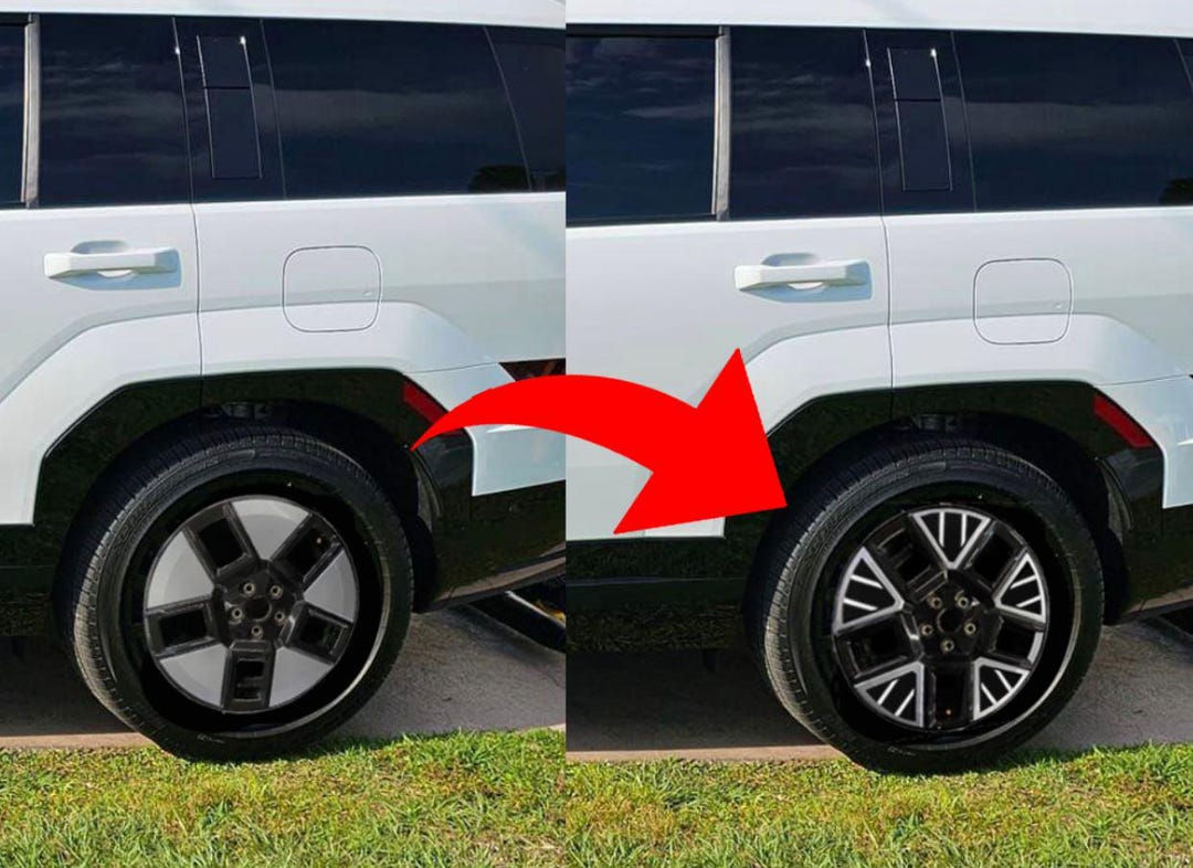 Hybrid Wheel Rim Vinyl Decal Stickers for Hyundai Santafe Hybrid Wheels ...