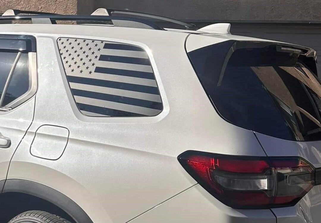 American Flag Rear Quarter Panel Vinyl Decal Sticker for Honda Pilot ...