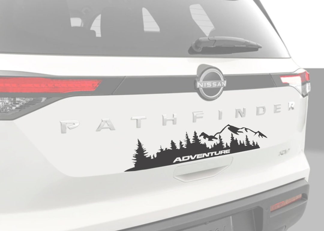 Pathfinder Adventure Rear Vinyl Decal Sticker for Nissan Pathfinder ...