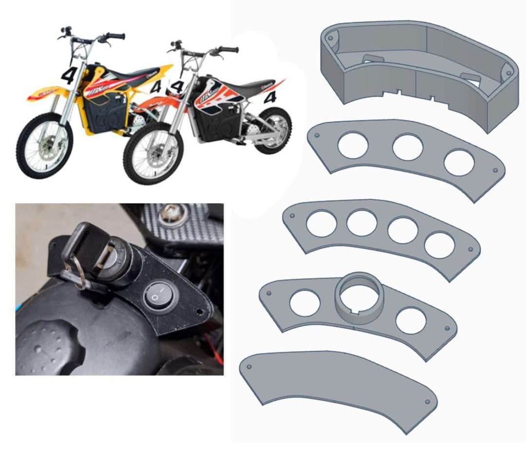 Razor MX650 MX500 Rocker Switches Control Panel - 3D Printed - Etsy