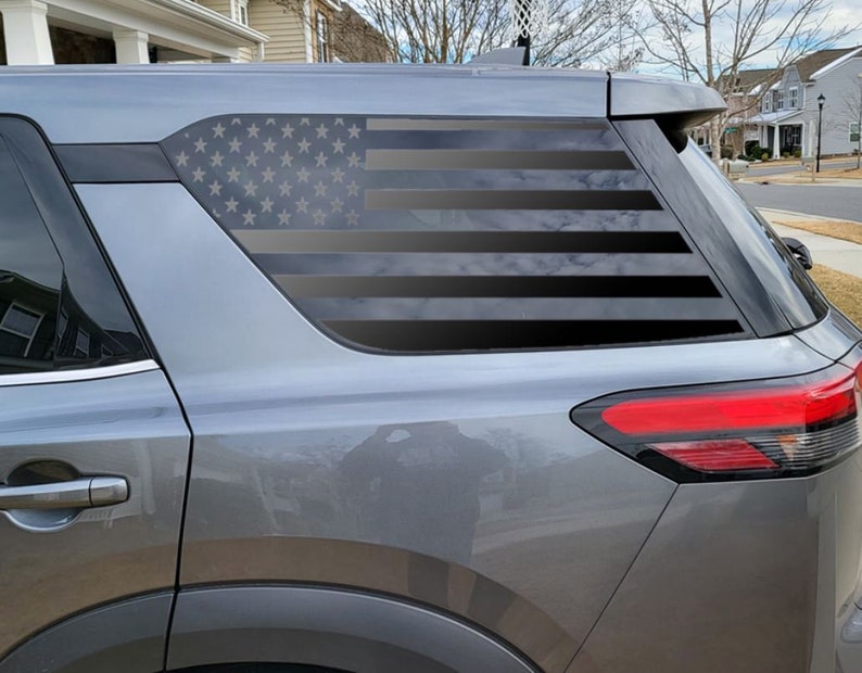 American Flag 3rd Window Vinyl Decal Sticker for Nissan - Etsy