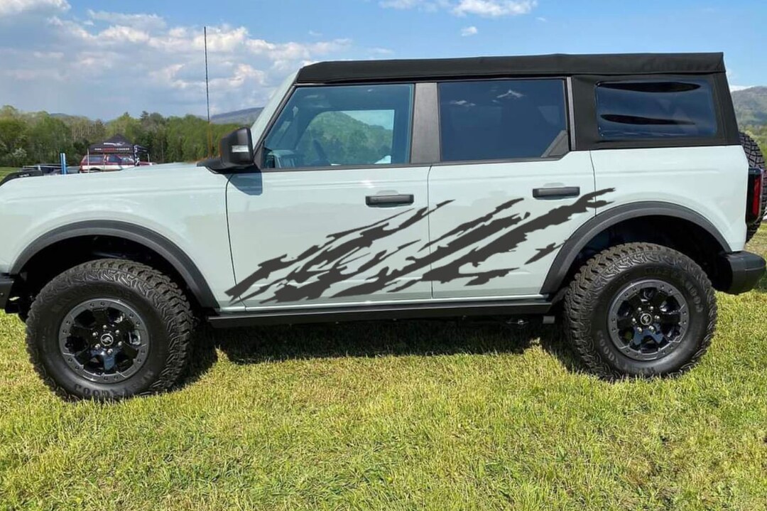 Splash Rip Body Graphics Decal Stickers for Ford Ford Bronco 6G - 2021 ...