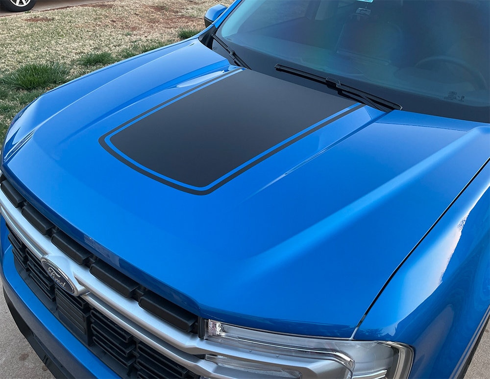 Vinyl Hood Black Decal Graphics for Ford Maverick 2022-2026 - Gift Idea ...