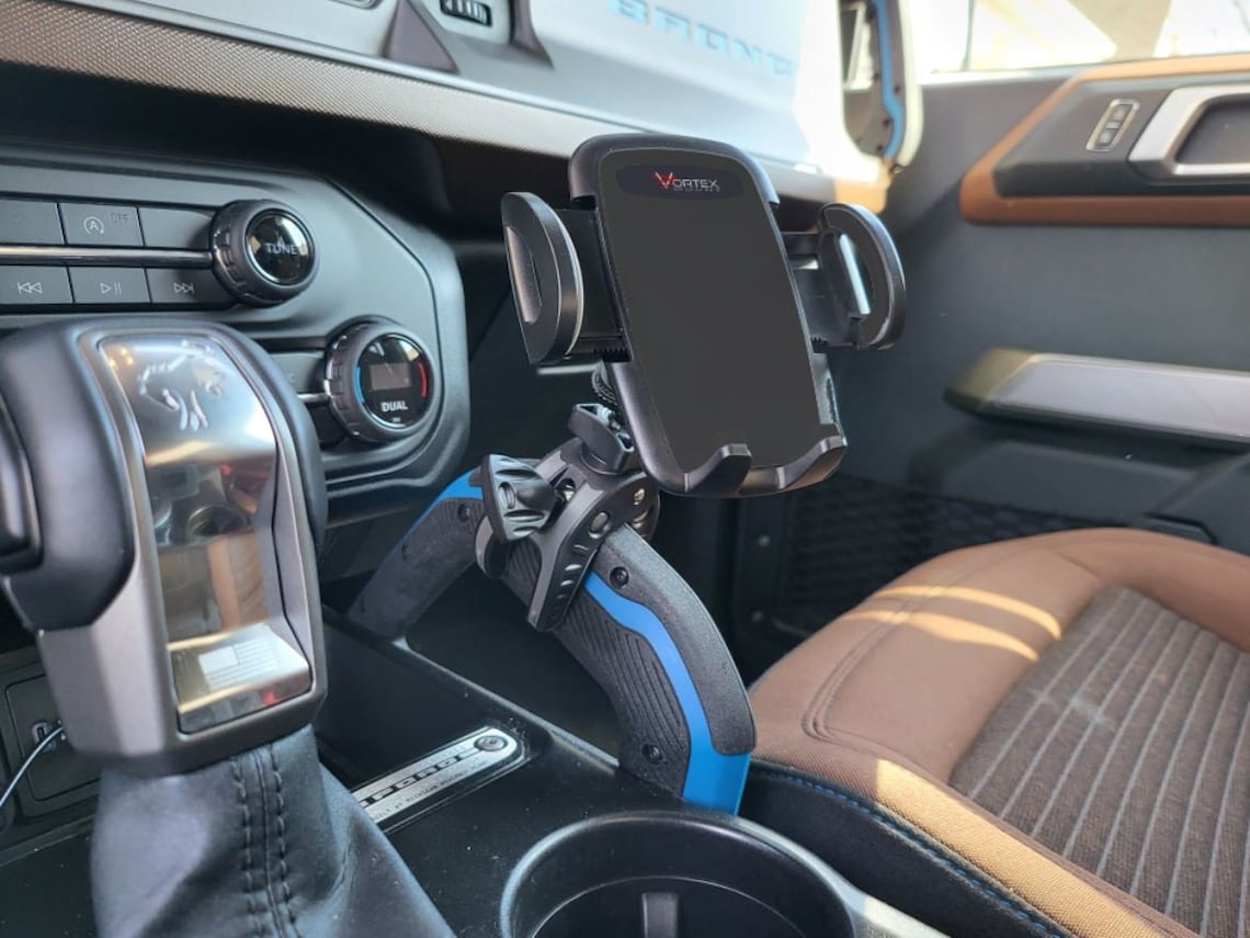 Custom Made Ford Bronco Phone Mount Center Console Holder for - Etsy