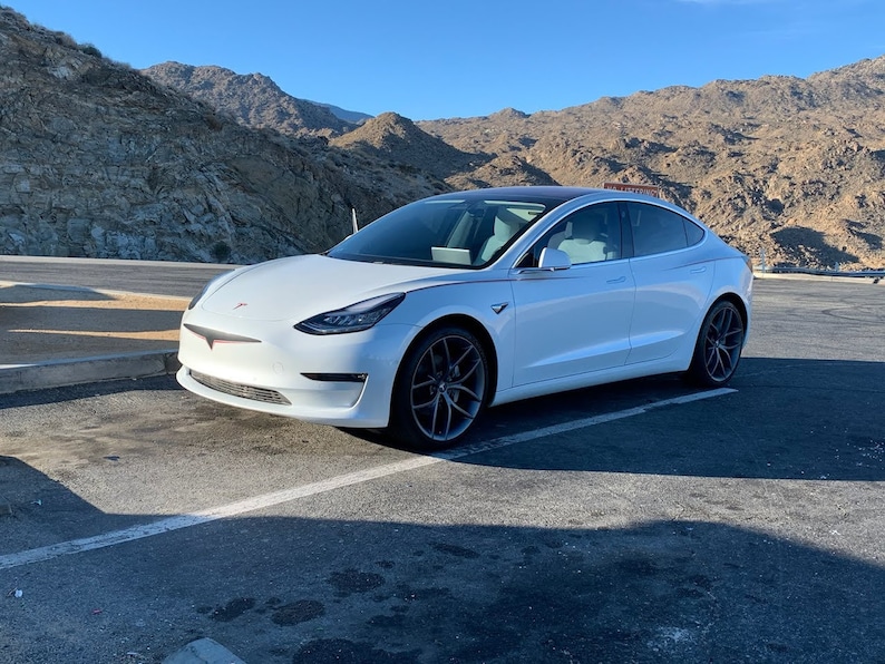 Tesla Grille Model 3 Model Y Decal Sticker Exterior Accessory (model S ...