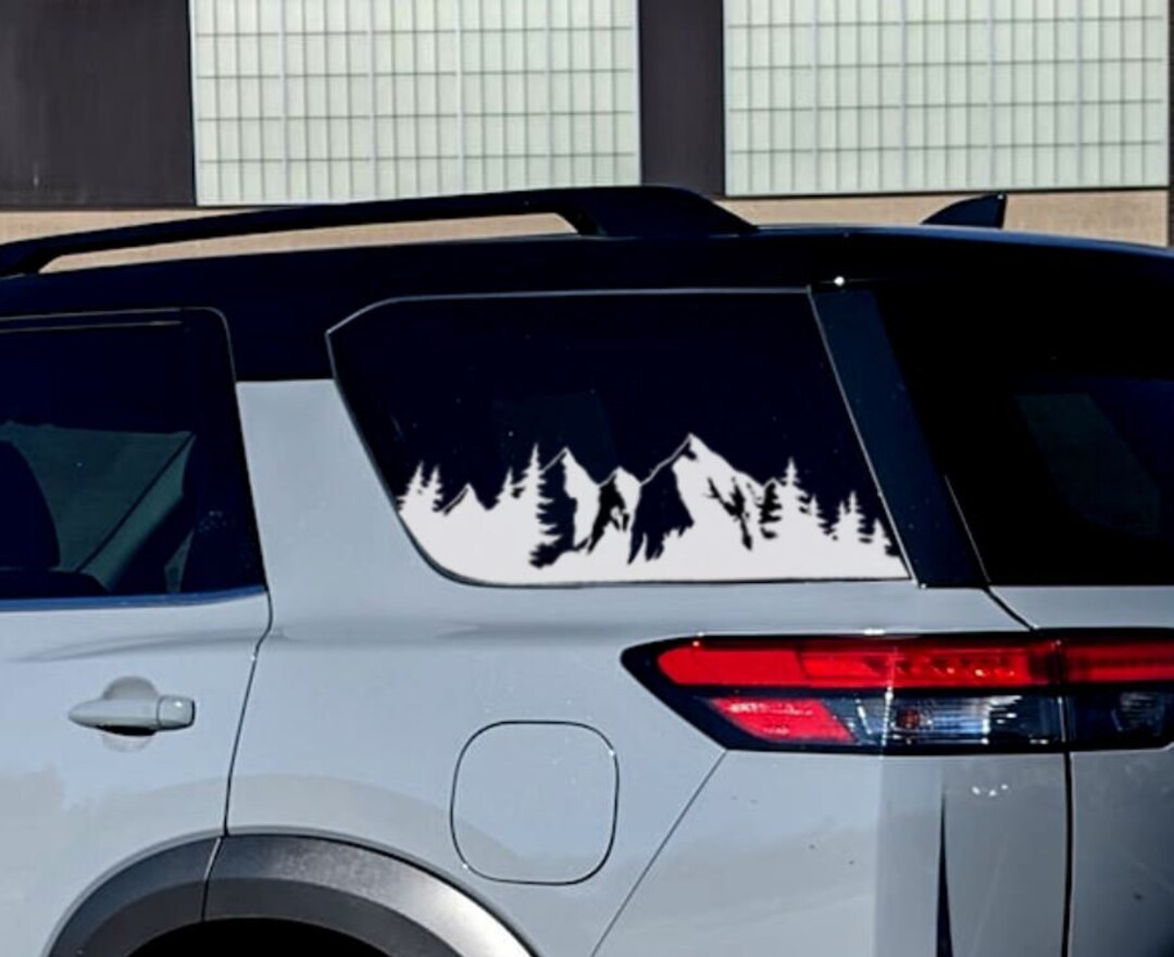 Mountain Trees 3rd Window Vinyl Decal Sticker for Nissan Pathfinder ...