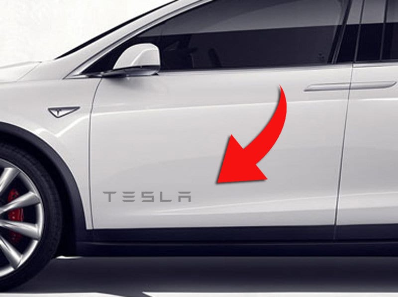 Tesla Door Sticker Decal for Model 3 Model X Model Y Model S as ...