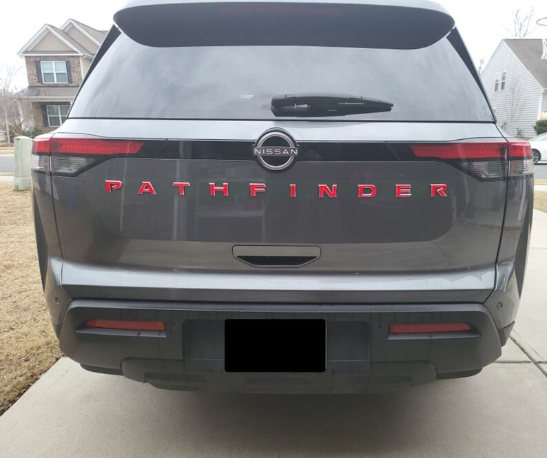 Letters Tailgate Decal Overlay Nissan Pathfinder Sticker for - Etsy