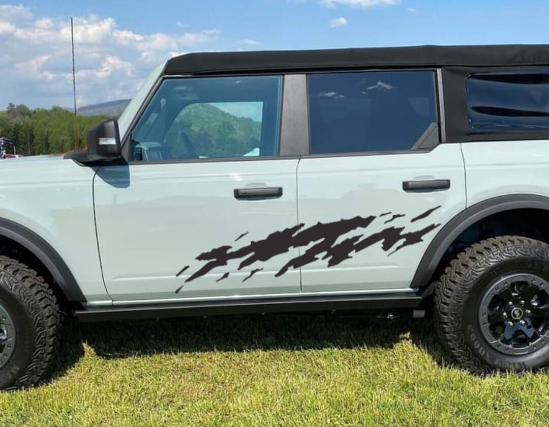 Splash Door Body Graphics Decal Stickers for Ford Ford Bronco 6G -2021 ...