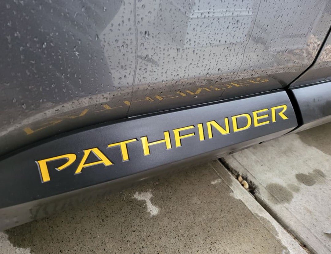 Letters Door Decal Inlay Compatible With Nissan Pathfinder Sticker for ...