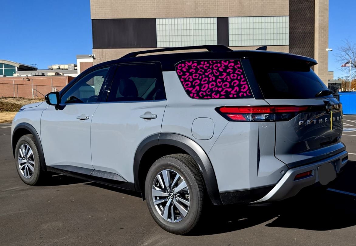 Cheetah Leopard Print Quarte Panel Window Graphics Decals for Nissan ...