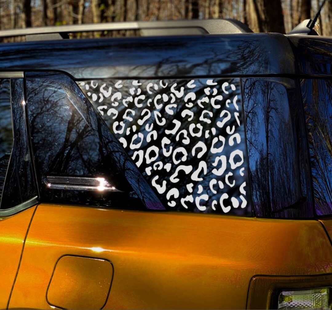 Fits for Ford Bronco Sport 21 24 2pcs Cheetah Leopard Print Rear Side ...
