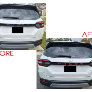 Rear PILOT Letters Vinyl Decal Sticker Compatible With 2023 - 2025 ...