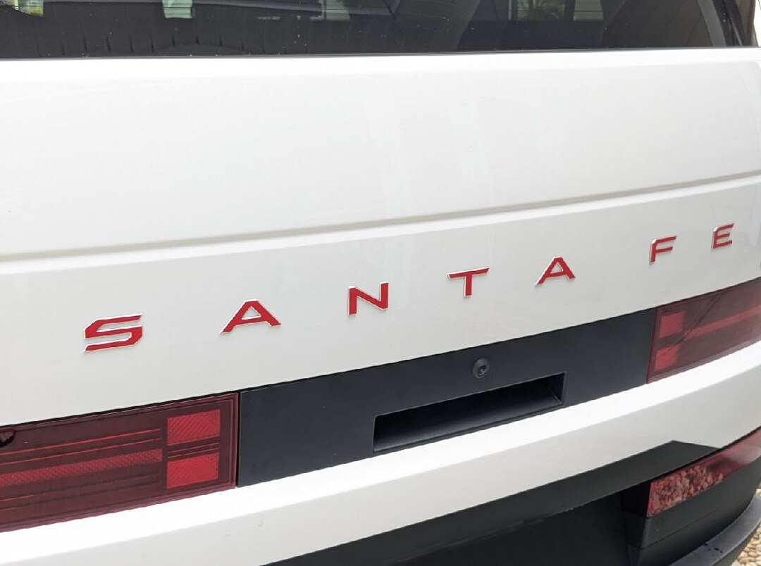 Letters Tailgate Decal Overlay Hyundai Santafe Santa Fe Sticker for ...