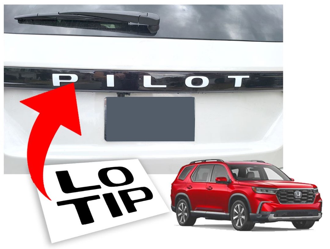 Rear PILOT Letters Vinyl Decal Sticker Compatible With 2023 - 2025 ...