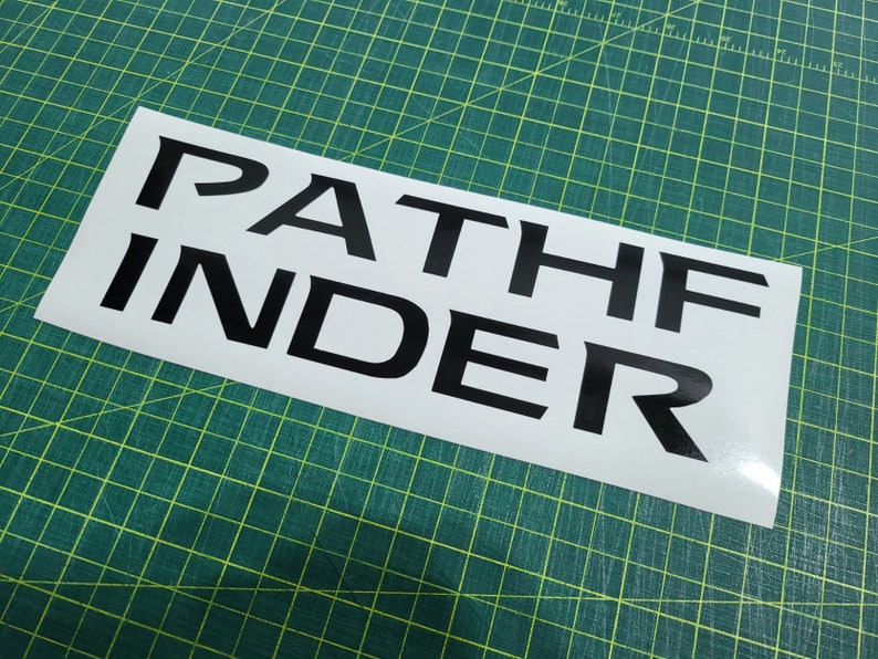 Letters Tailgate Decal Overlay Nissan Pathfinder Sticker for - Etsy