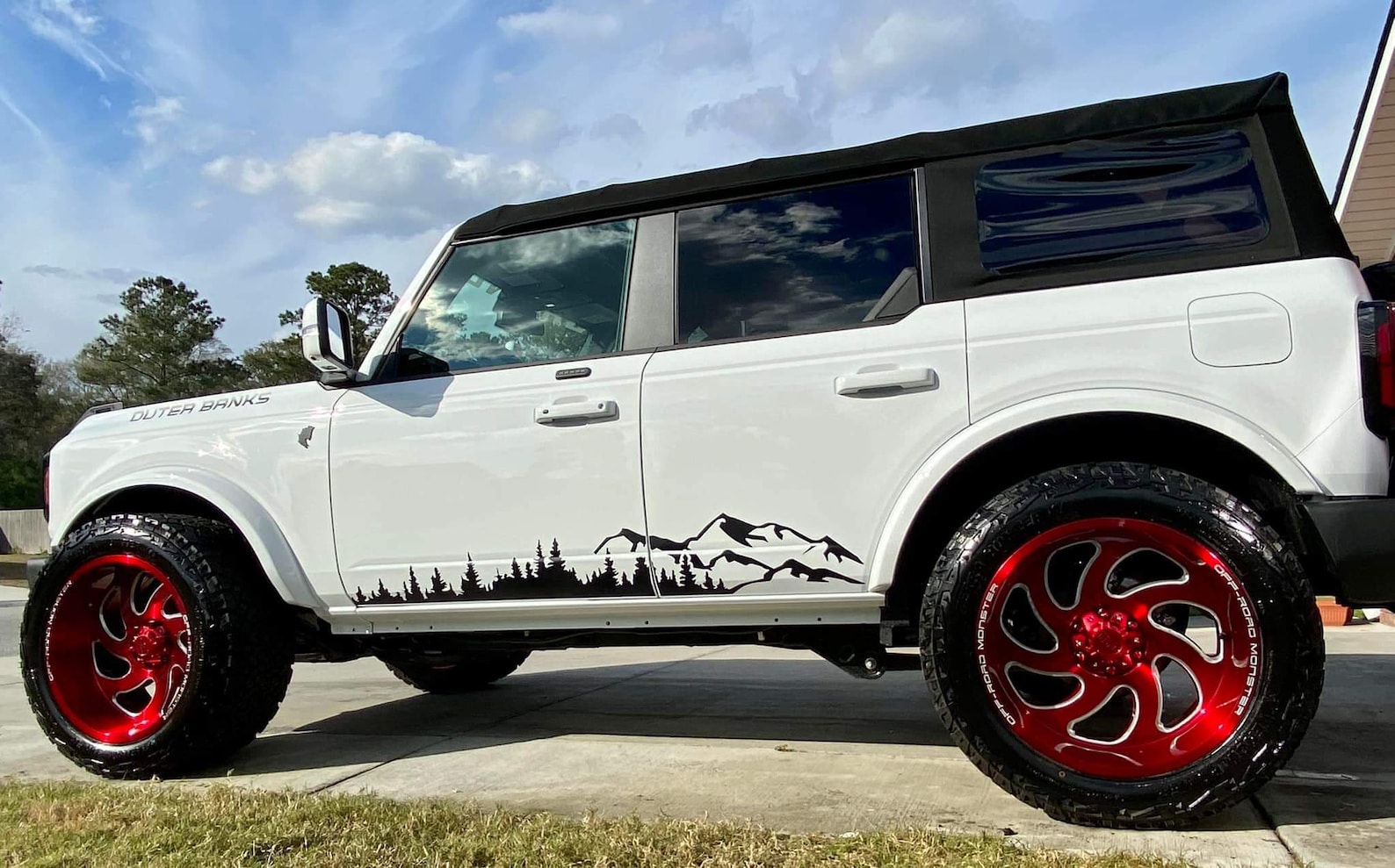 Mountain Trees Graphics Decal Stickers for Ford Ford Bronco 6G 2025 ...