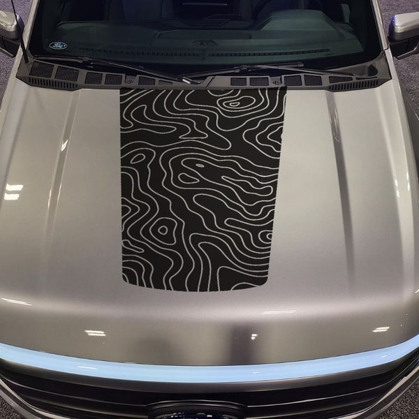 Topographical Map Vinyl - Etsy