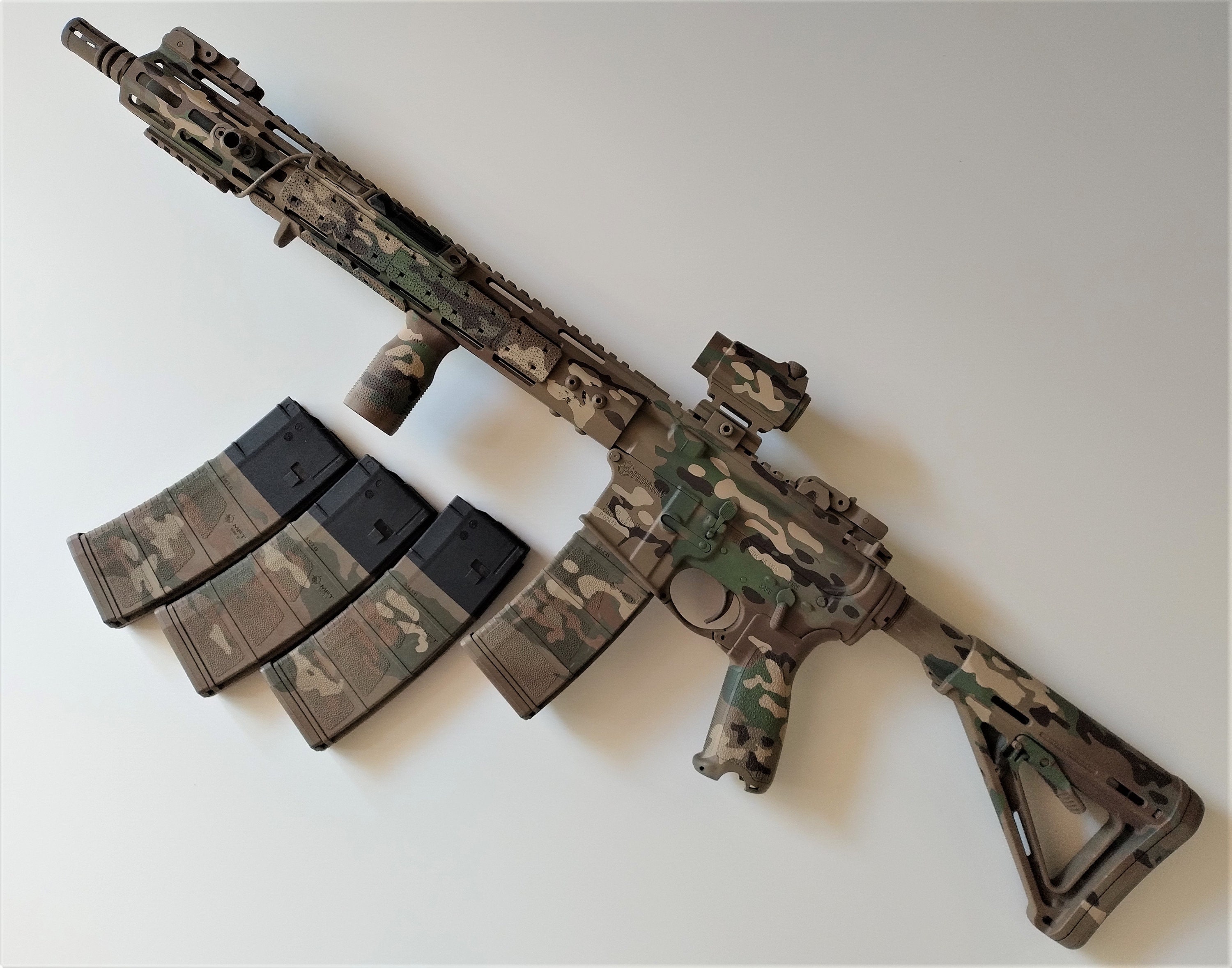 Multi Color Style Camouflage Adhesive Stencils (camo Pattern) - Etsy