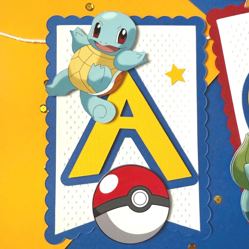 Pokémon Banner, Pokemon Birthday Banner, Happy Birthday Banner ...