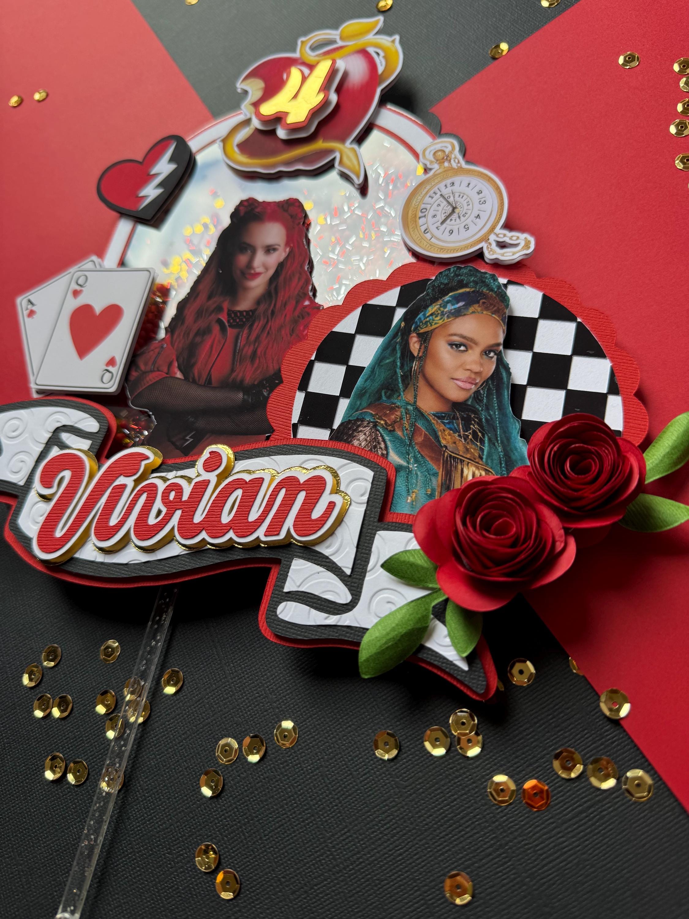 Rise of Red Birthday, Descendants Party, Rise of Red Decorations, Rise ...