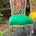 Custom Colorful Velvet Chair Set of Four - Etsy