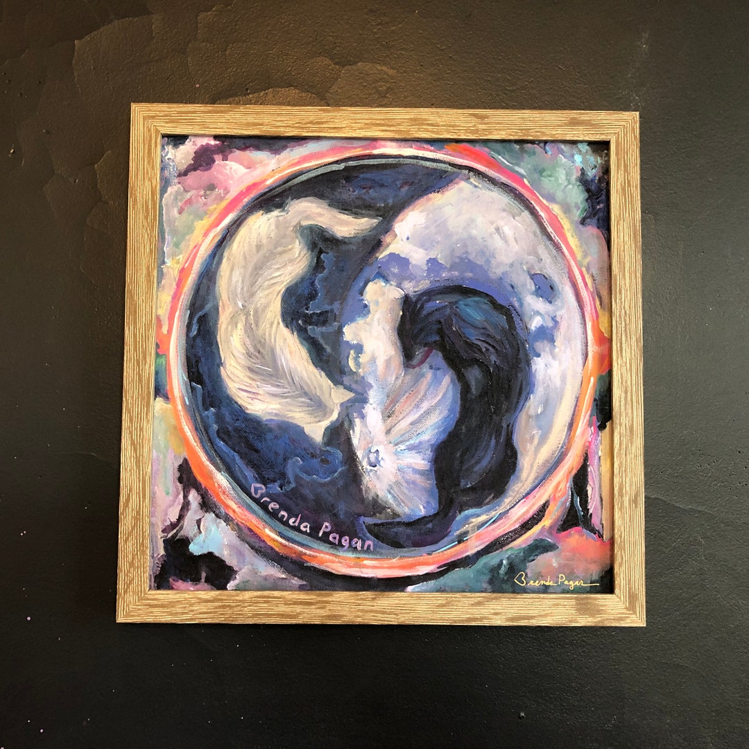 Both Fine Art Print, 12 X 12 Signed Print of Original Painting by ...