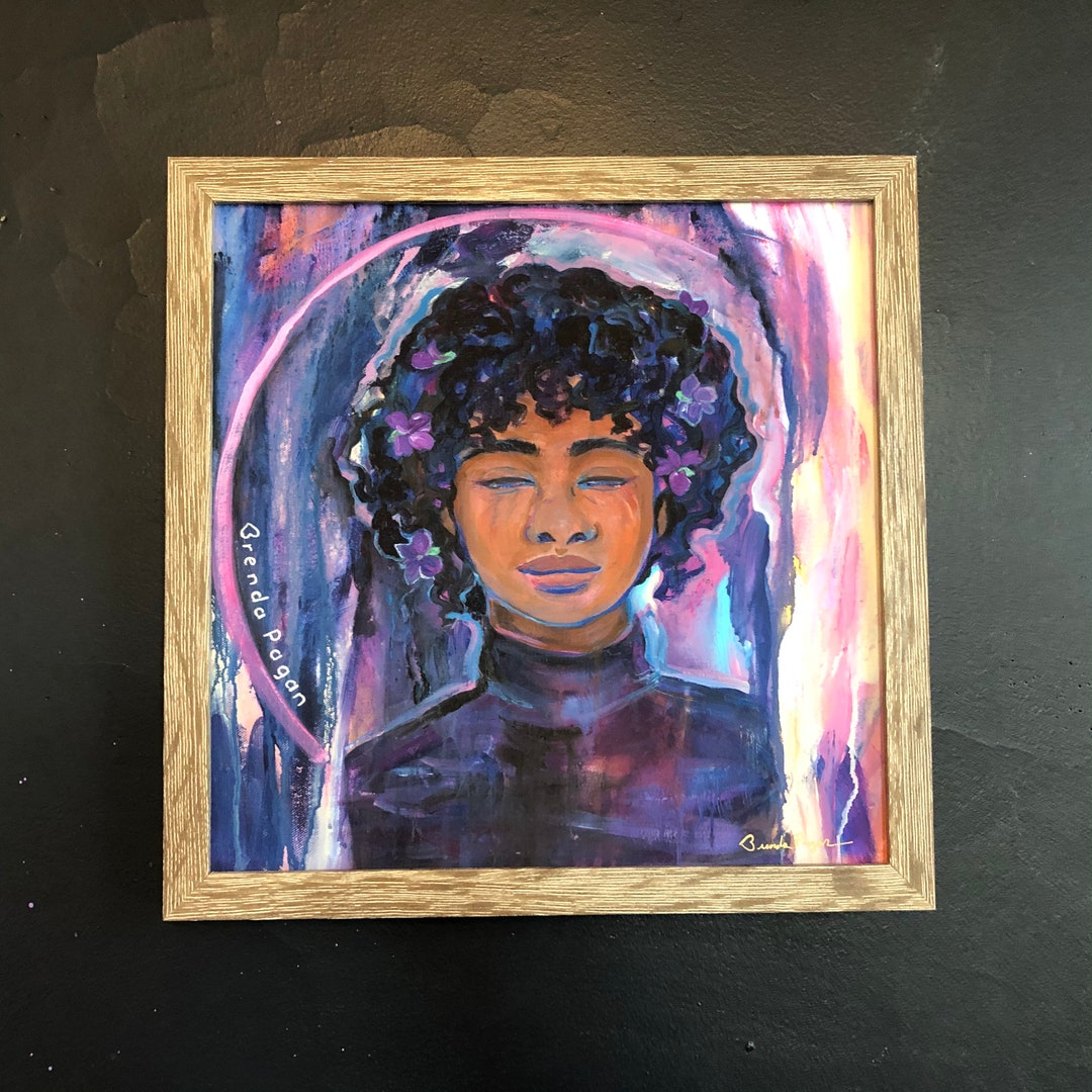 Violets Fine Art Print, 12 X 12 Signed Print of Original Painting by ...