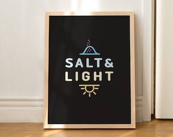 Salt and Light Print - Etsy