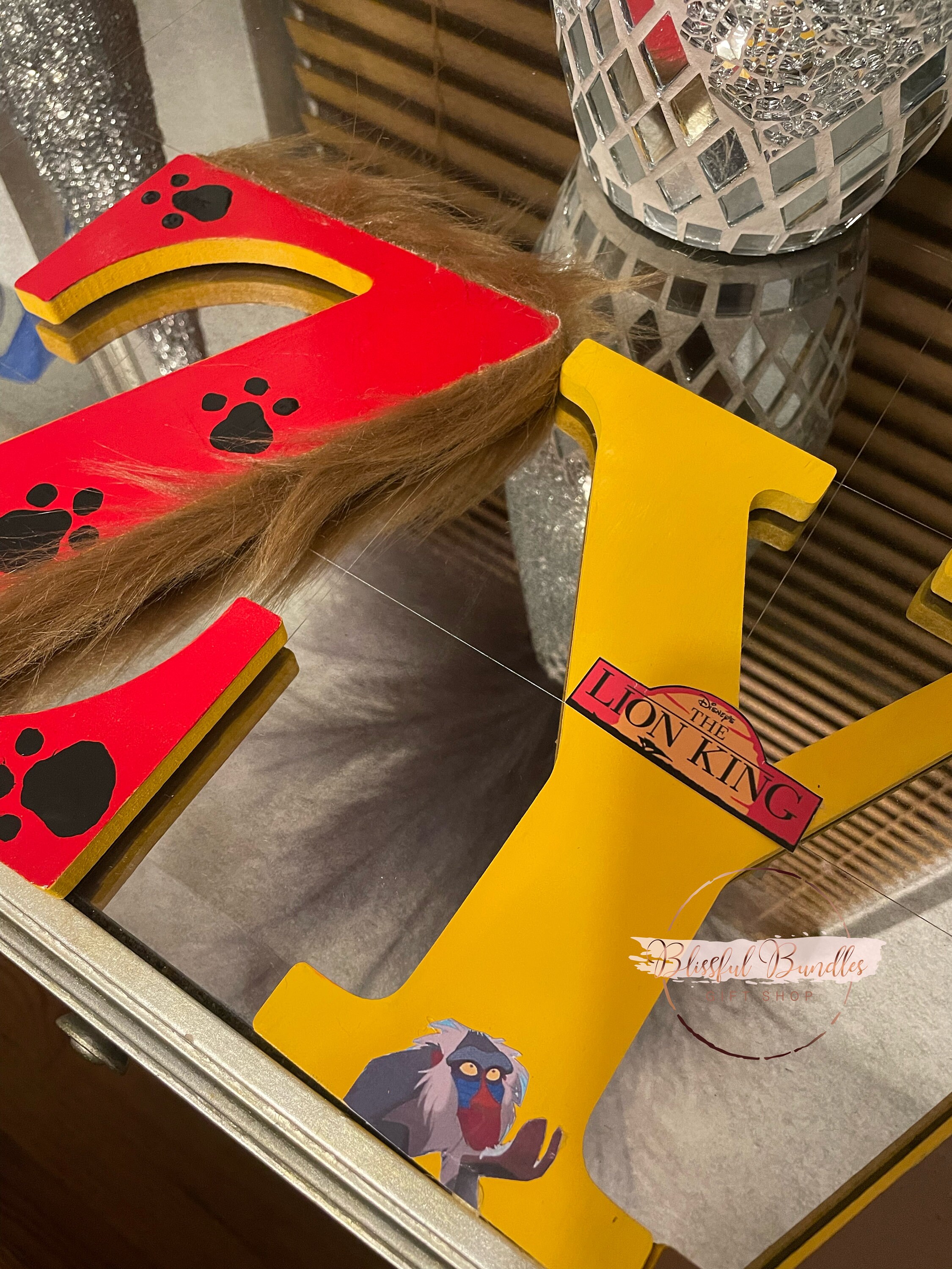 Custom the Lion King Theme Hand Painted Letters Name Letters - Etsy