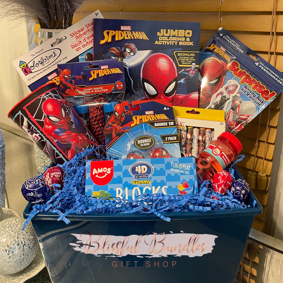 Spider-man Gift Basket - Etsy