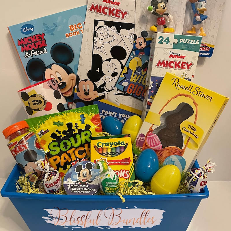 Mickey Mouse Basket - Etsy