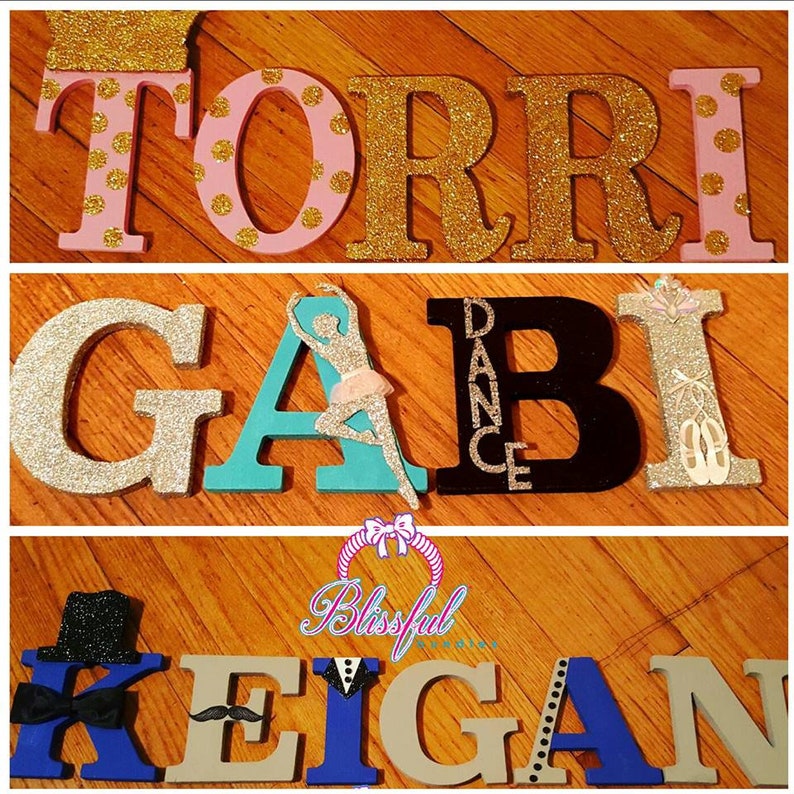 Custom Alphabet Letters - Etsy