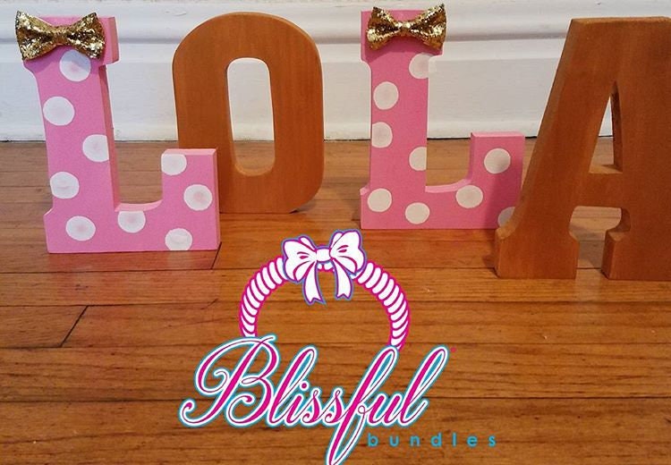 Custom Hand Painted Name Letters Painted Name Letters - Etsy