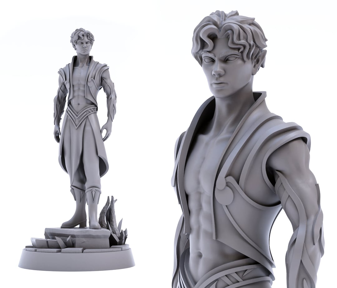 The Baron | Young Elf Noble Mini | 28mm, 32mm & 74mm Model | Tabletop ...